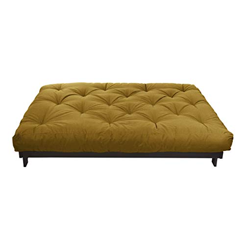 Trupedic Futon Mattress for Floor or Frame - Plush Foldable Sofa Bed for Adults & Kids - Portable Convertible Foam Futon for Dorm Room, Camping, Office - Frame Not Included (5” Thickness, Full Size)