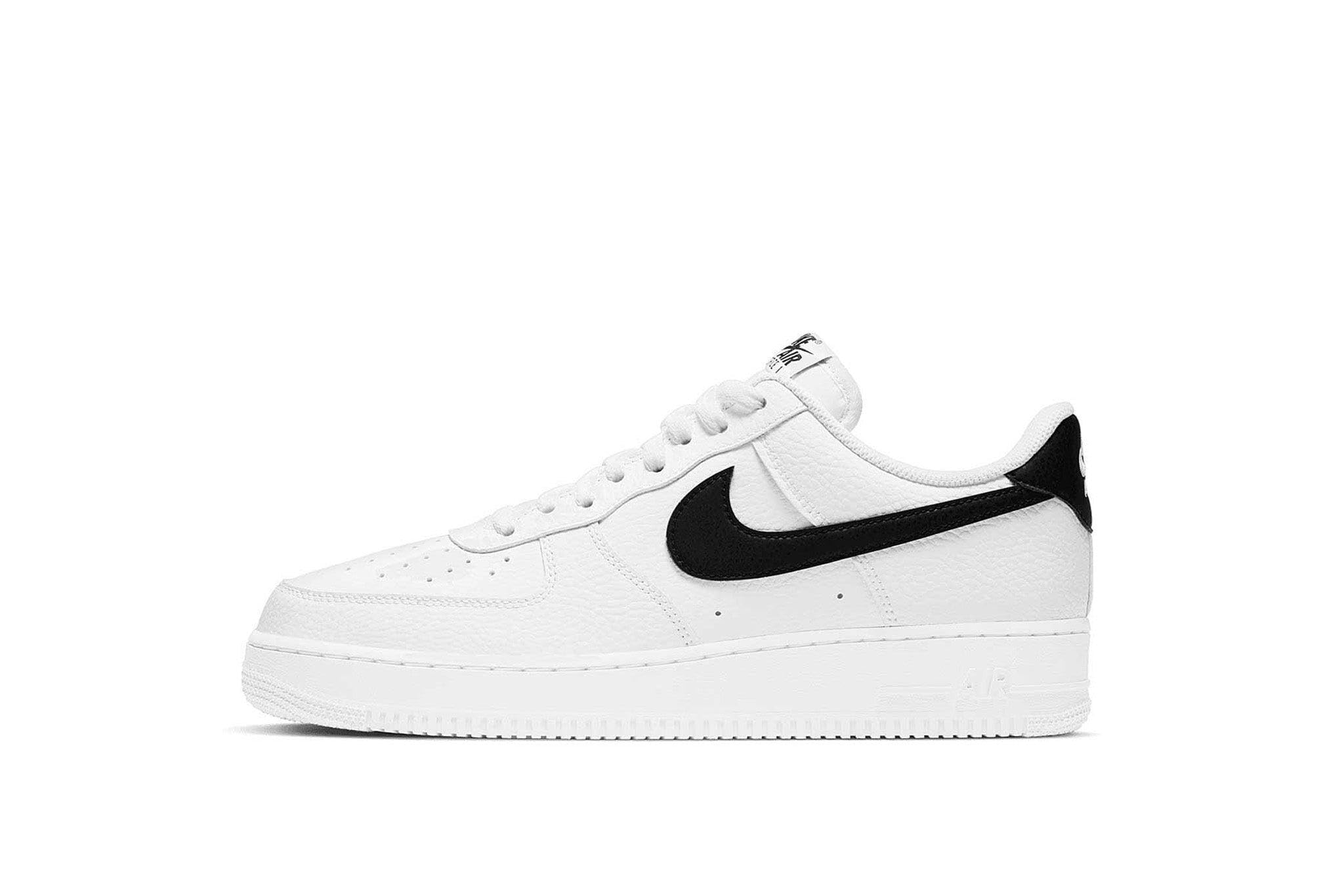 NIKE Womens Low-Top Sneakers Basketball Shoe, White Black, 8.5