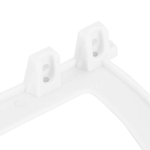 Hinges Accessory, Shoe Rack Hinges, Home Plastic Shoe Cabinet Hinges, Easy to Assemble and Disassemble, for Bedroom, Living Room and Entryway(White)