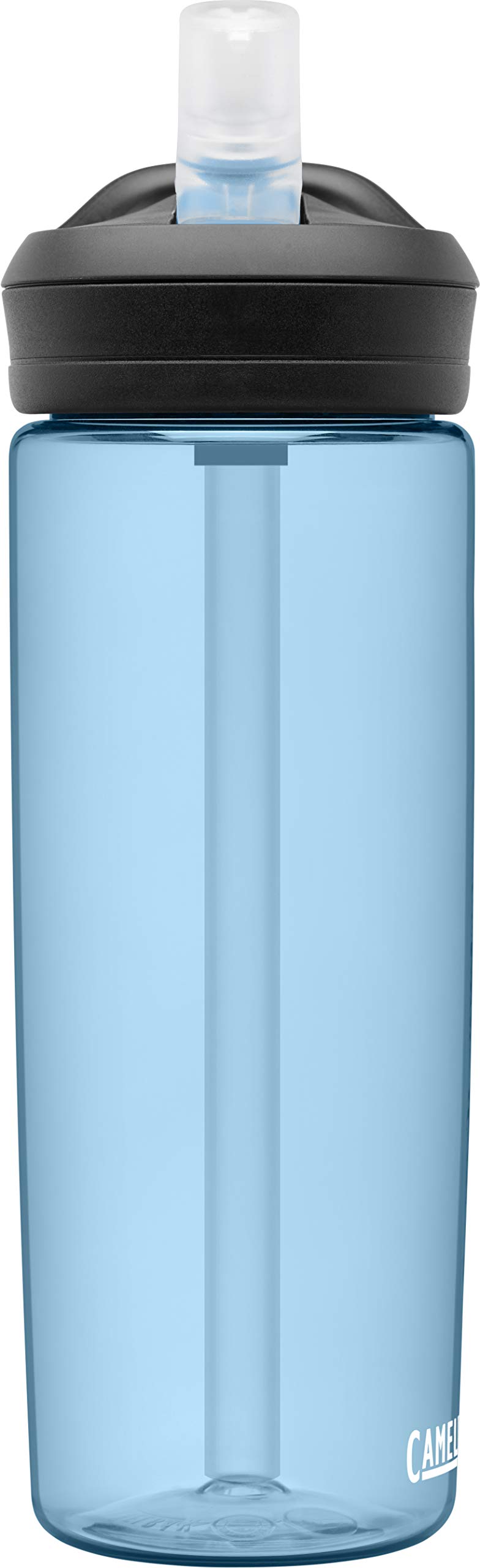 CamelBak eddy+ Water Bottle with Tritan Renew – Straw Top 20oz, True Blue