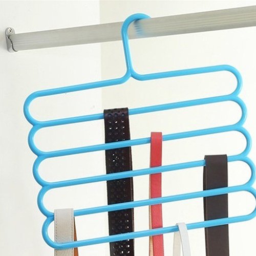 shlutesoy 5Layer Multifunctional Anti Skid Dry Wet Use Scarf Hanger Creative Towel Rack