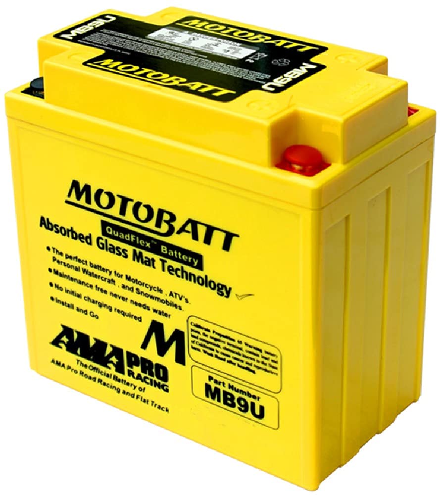 Motobatt MB9U 11Ah Battery, MB9U