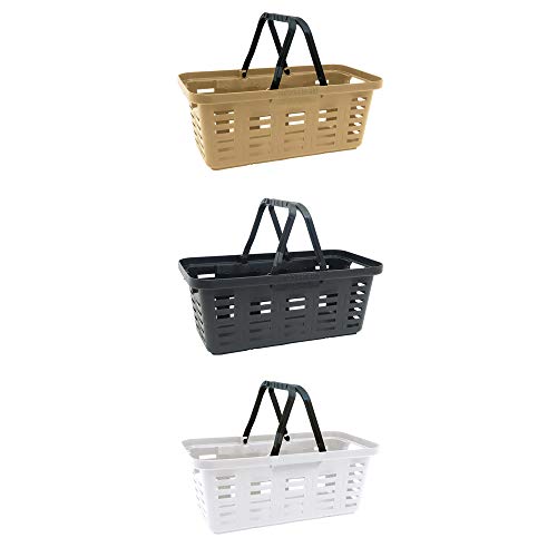Post General Post General Wagon Iron Wagon with Heavy Duty Basket Long White Iron Wagon Basket Free