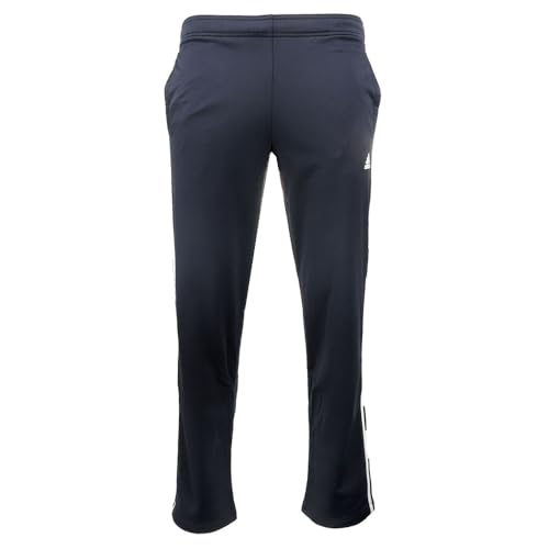 adidas Men's Essentials Warm-up Open Hem 3-stripes Tracksuit Bottoms, Legend Ink/White, 3X-Large Big Tall