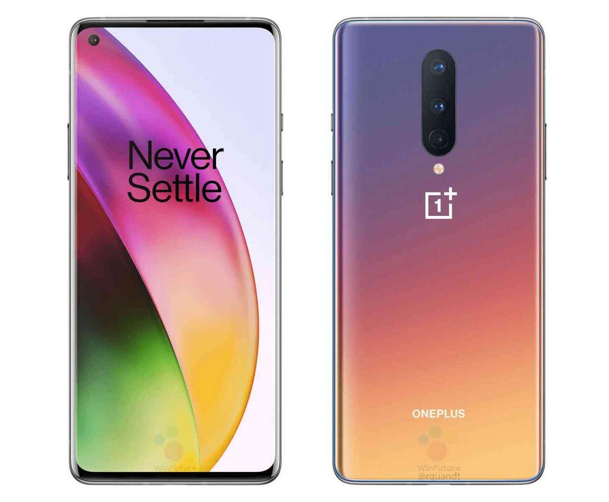 OnePlus 8 (5G) 128GB + 8GB(RAM) 90Hz Display Single SIM IN2017 T-Mobile/Sprint Unlocked Interstellar Glow (with Generic Charger) (Renewed)