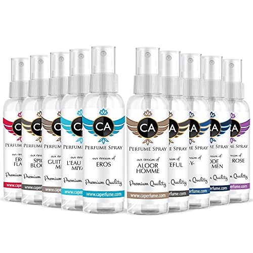 CA Perfume Spray Top 10 For Men In May (Eros + Eros Flame + Spicebloom + Guiltiness Men + L'eau Bleu Miyake + CafƩ Rose + Aloor Homme + Fierceful + Y for men + Code)