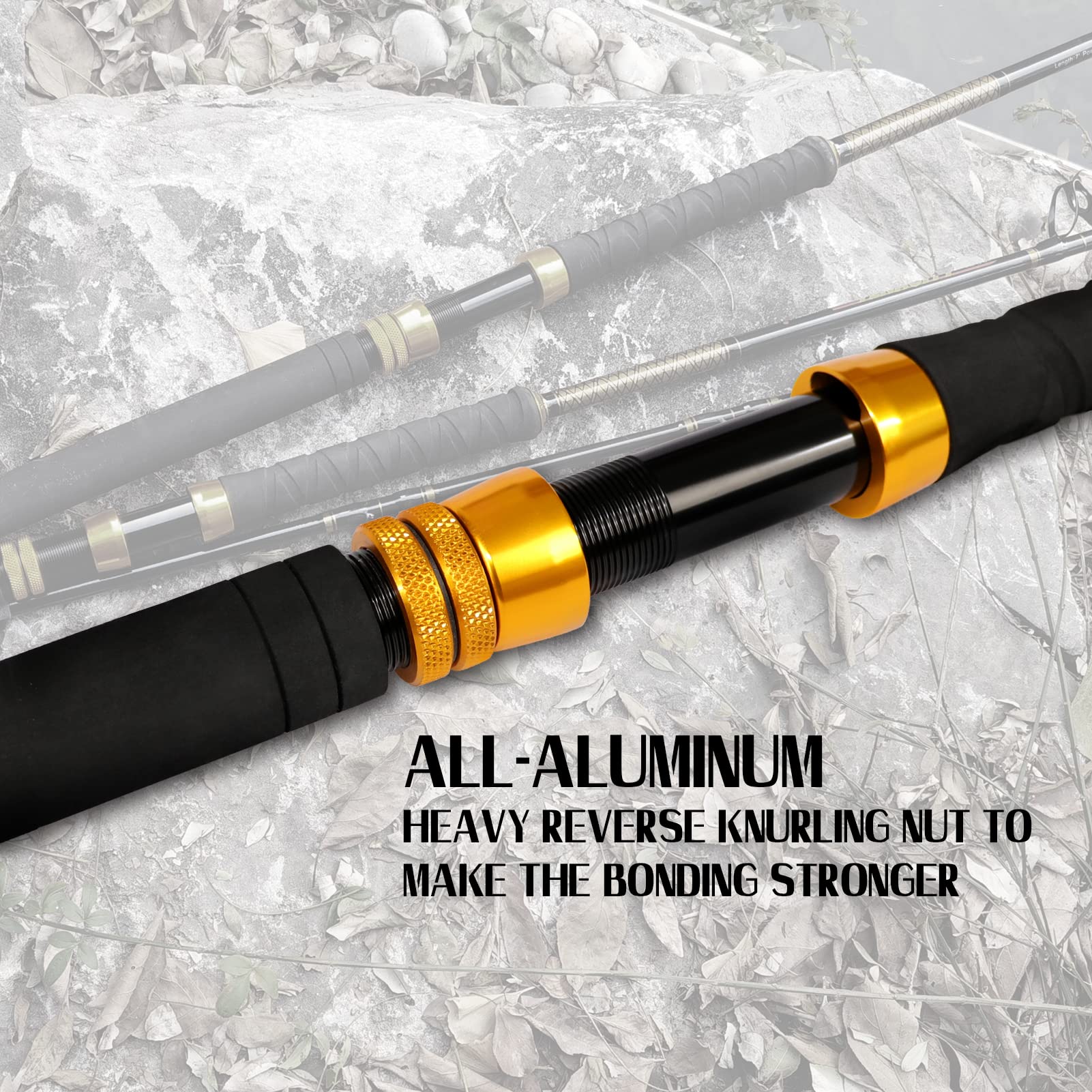 Fiblink Fishing Trolling Rod 7'6",30-50lbs