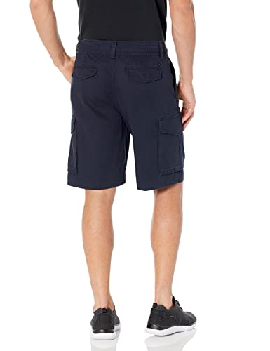 Tommy Hilfiger Men's Adaptive Cargo Shorts with Adjustable Waist and Magnet Buttons
