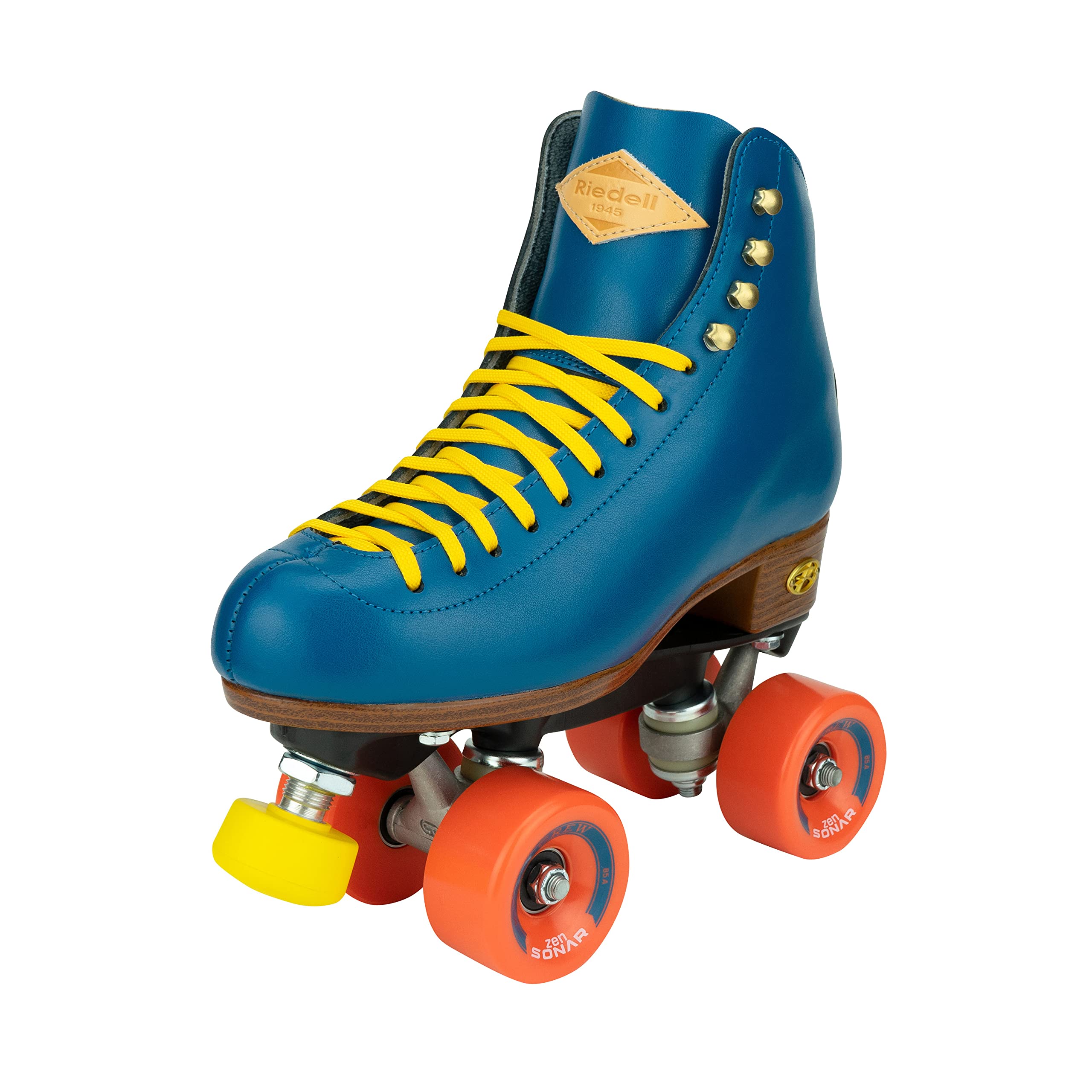 Riedell Crew Roller Skate - Outdoor Quad Roller Skate | Ocean | Size 8