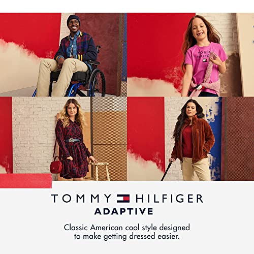 Tommy Hilfiger Men's Adaptive Cargo Shorts with Adjustable Waist and Magnet Buttons