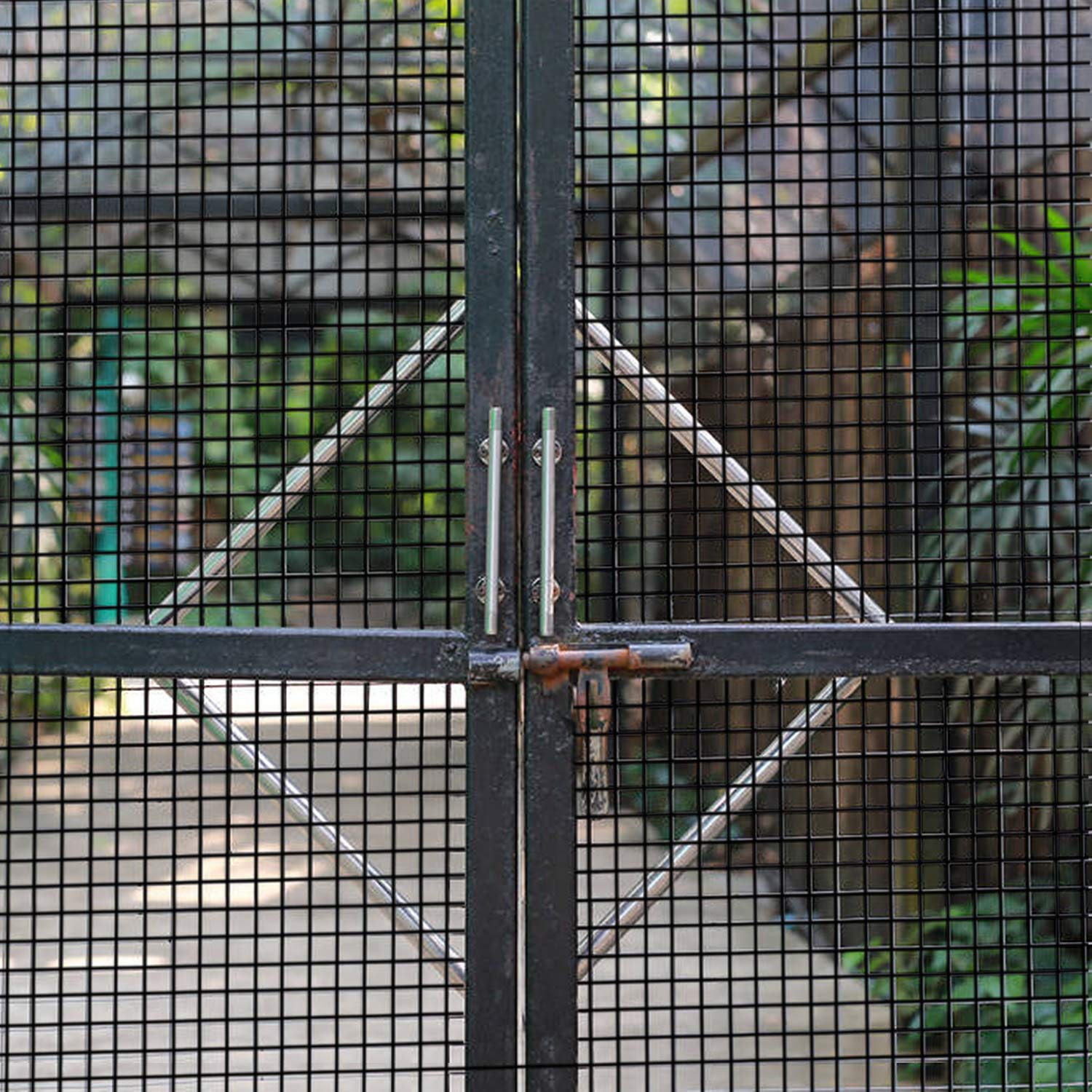 36'' x 50' 1inch Hardware Cloth 16 Gauge Black Vinyl Coated Welded Fence Mesh for Home and Garden Fence and Home Improvement Project (36'' x 50')