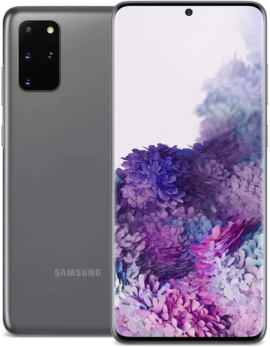 SAMSUNG Galaxy S20+ Plus 5G Factory Unlocked Android Cell Phone SM-G986U US Version | 128GB | Fingerprint ID & Facial Recognition | Long-Lasting Battery (Cosmic Gray, 128GB)
