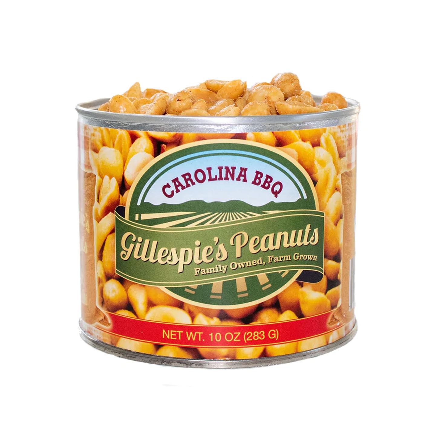 Carolina BBQ 10oz cans Gillespie's Peanuts grown on our family farm! cb (1 10oz Can)