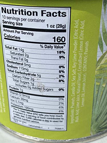 Lime Margarita 10oz cans Gillespie's Peanuts grown on our family farm! lm (3 10 oz Cans)