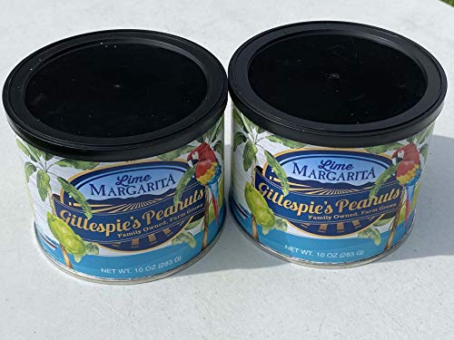 Lime Margarita 10oz cans Gillespie's Peanuts grown on our family farm! lm (3 10 oz Cans)
