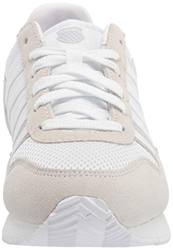 K-Swiss womens Granada Sneaker, White/Off White, 7 US