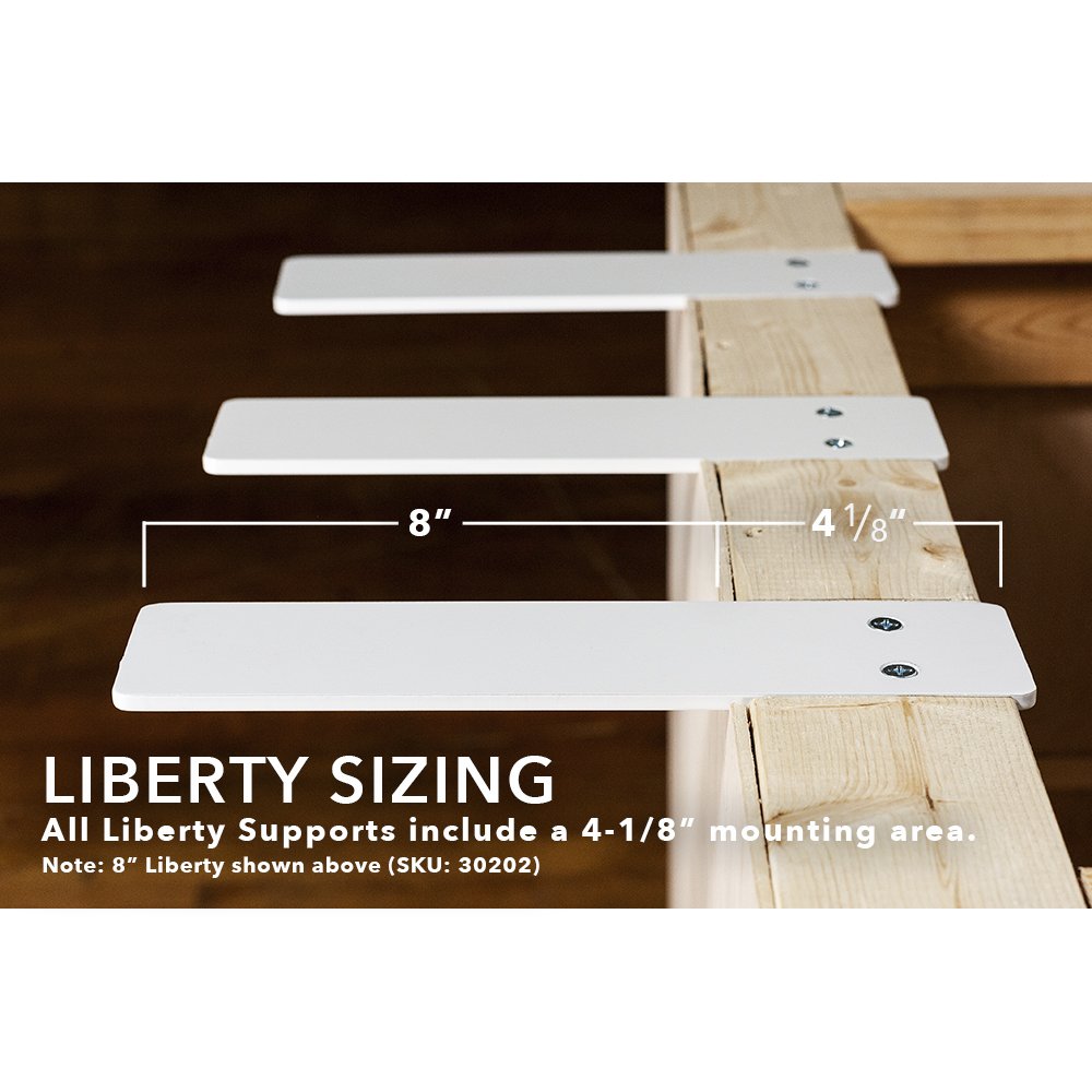 Liberty Countertop Support Plate (16 inch, Black) - Federal Brace - Made in America