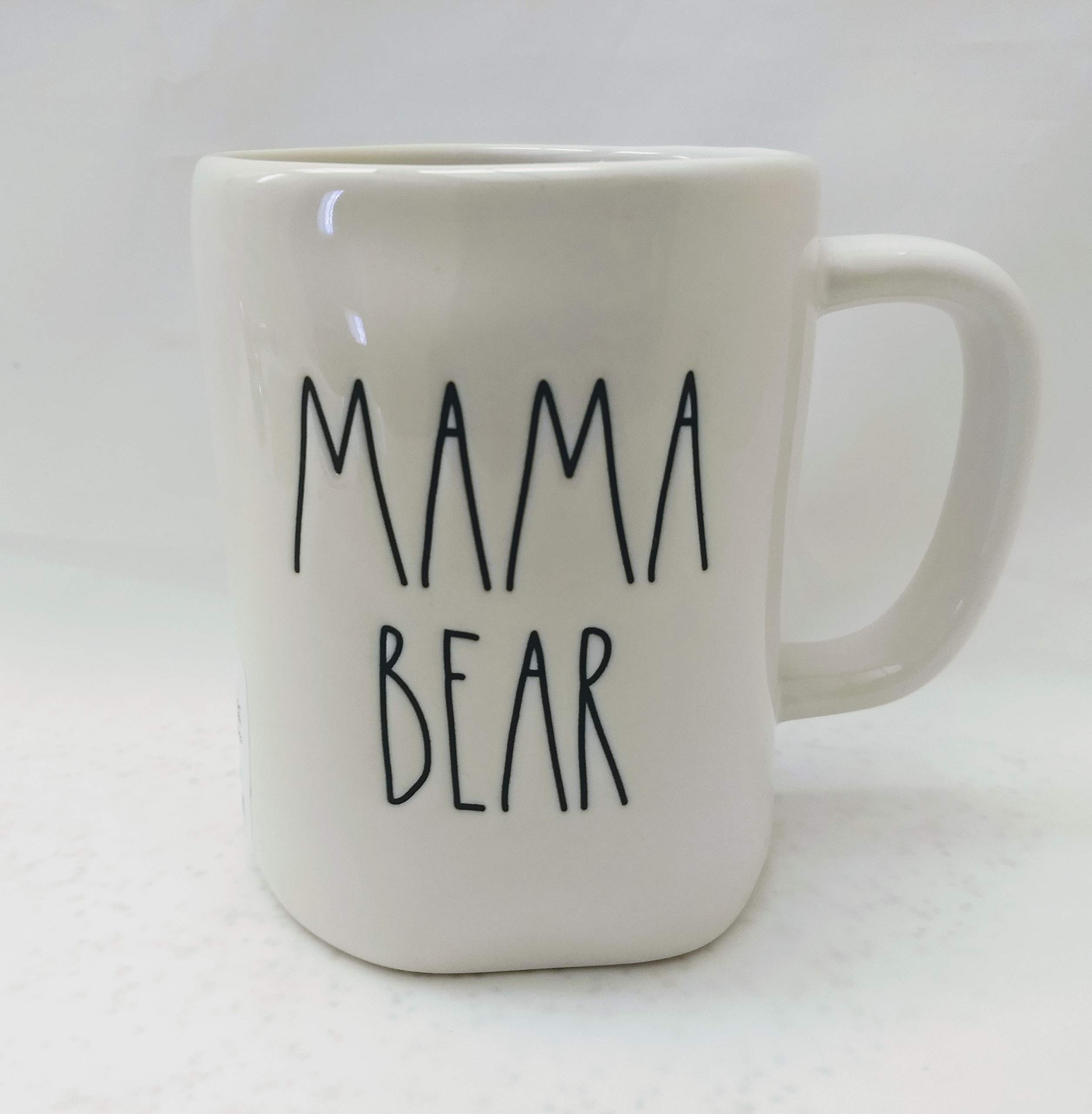 Rae Dunn by magenta MAMA BEAR double sided ceramic tea, coffee, soup Mug - 2020 Limited edition.