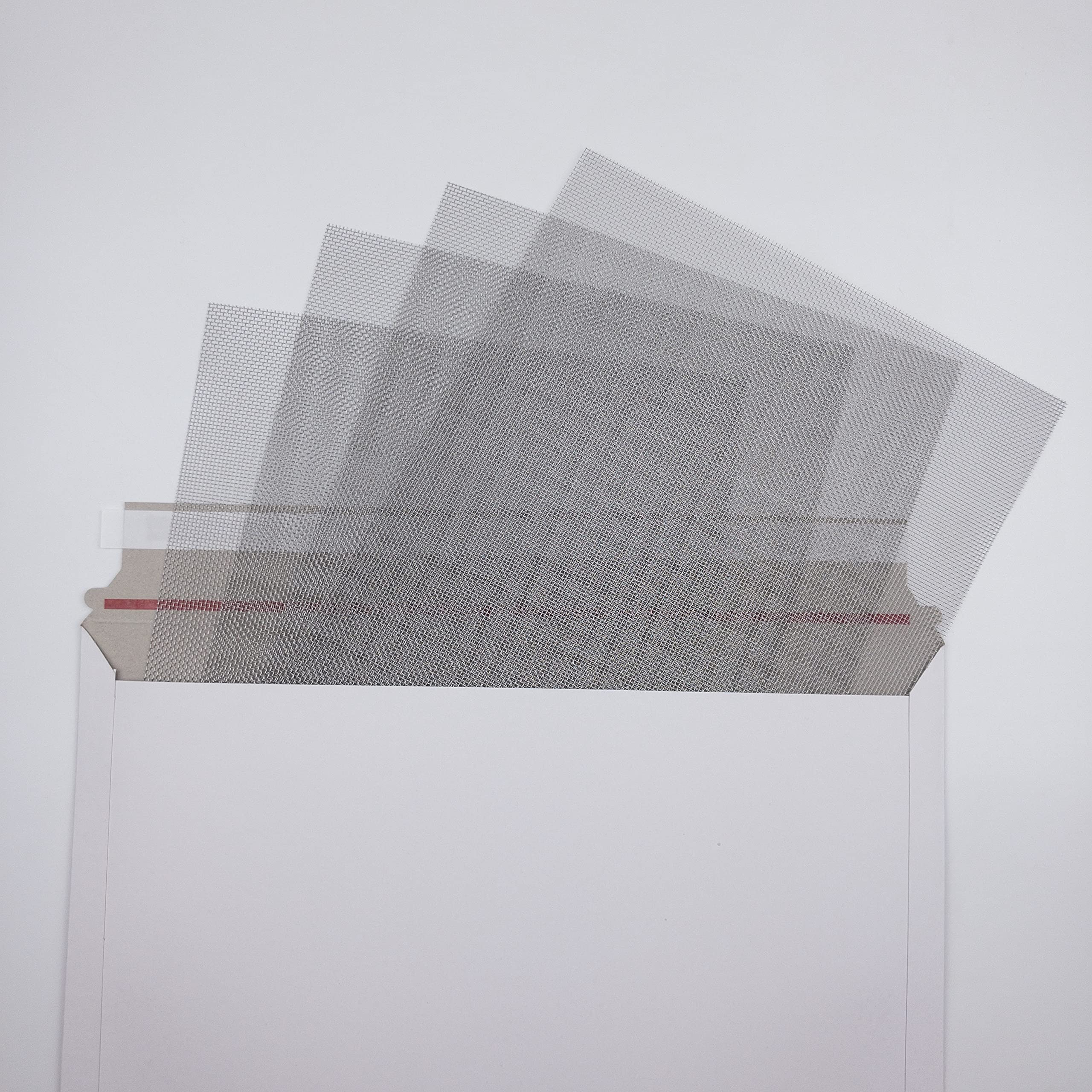 4 Pack - 304 Stainless Steel Woven Wire Mesh Screen, Air Vent Mesh, 11.8“ X 8.27“（300 x 210mm) 1mm Hole 20 Mesh, DIY Project, Easy to Cut and Resistant to Rust
