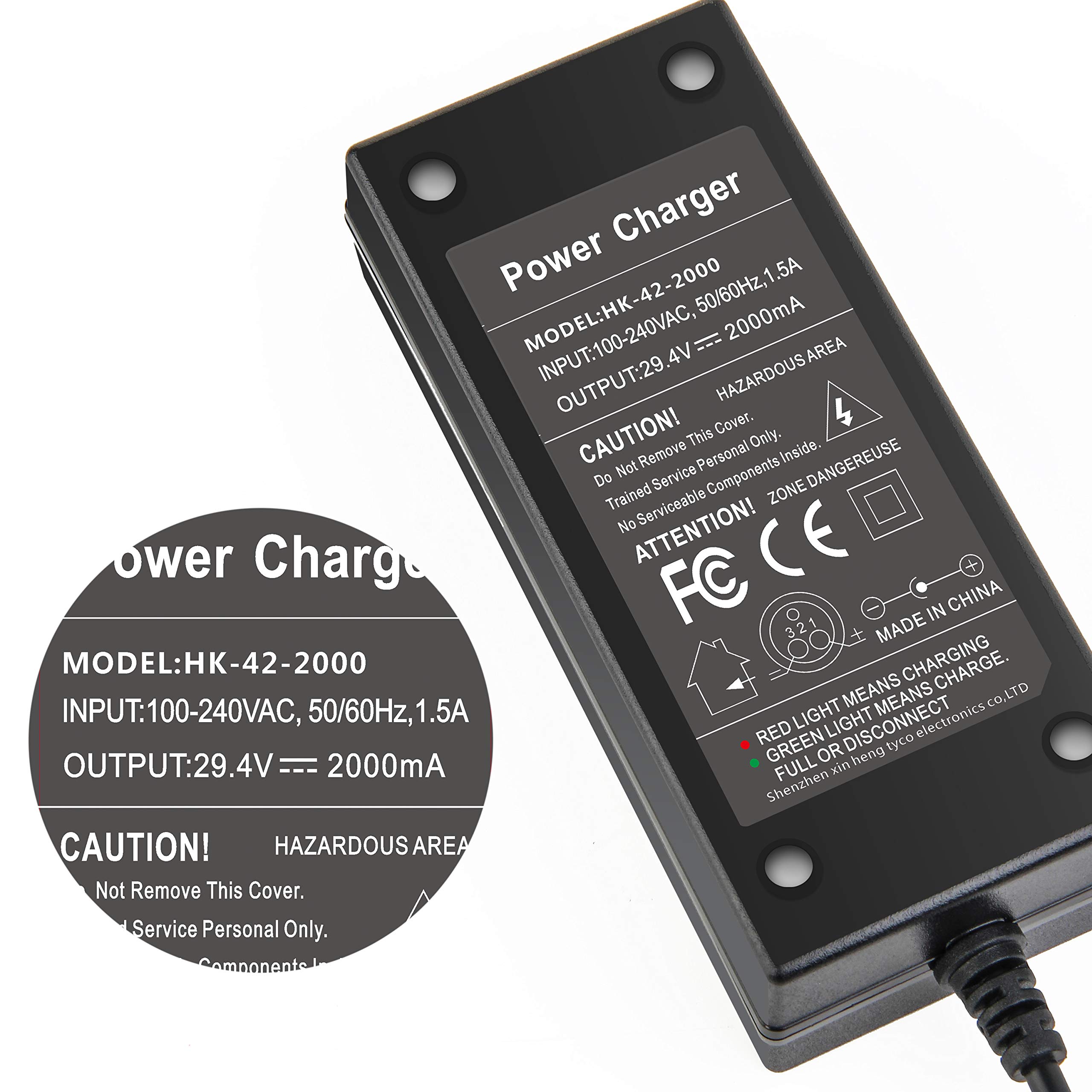 Power Adapter PowerFast 3-Prong Inline Connector for Sports Mod Pocket Mod and Dirt Quad Charger Adapter