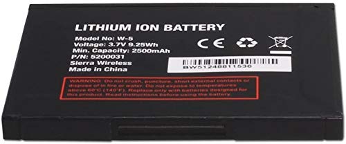 HANTOLK W-5 Battery for Netgear Sierra Wireless W-5 W5 for Sprint AirCard 770S, AirCard 771S AT&T Unite (AC770S) Mobile WiFi Hotspot ¡