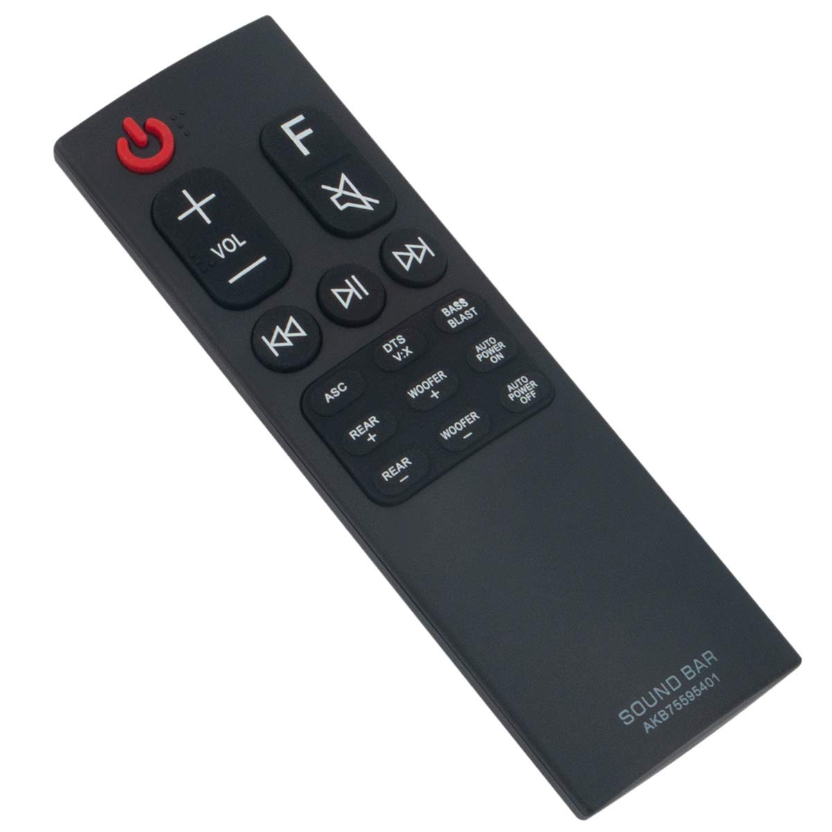 AKB75595401 AKB75515305 Sound Bar Replace Remote Control Applicable for LG Soundbar SK5R SK5Y SKM5Y SPK5B-W