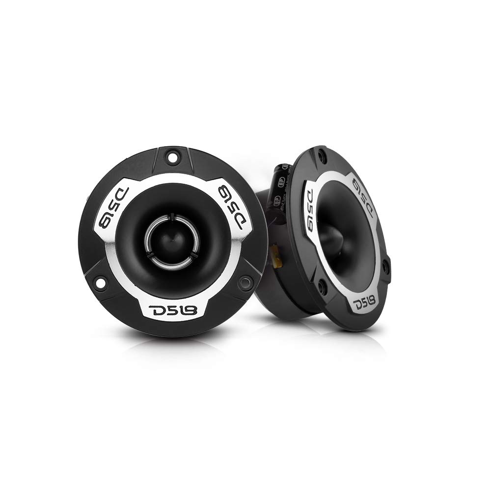 DS18 PRO-TWX1 Super Tweeter in Silver - 1", Aluminum Frame and Diaphragm, 240W Max, 4 Ohms, Built in Crossover - PRO Tweeters are The Best in The Pro Audio and Voceteo Market (Pair) - Silver