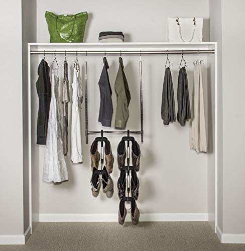 Boot Butler Boot Rack – As Seen On Rachael Ray – Clean Up Your Closet Floor with Hanging Boot Storage – Easy to Assemble & Built to Last – 5-Pair Boot Hanger Boot Organizer & Boot Shaper/Tree