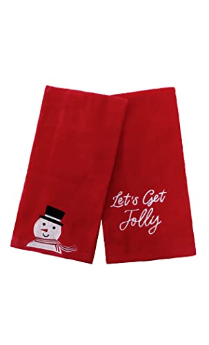 Indecor Home 17-Piece Snowman Christmas Holiday Bathroom Decoration Accessory Set | Bath Rug/Mat | Resin Soap/Lotion Pump Dispenser | Shower Curtain | 12 Resin Hooks | 2 Hand Towels | Gift Box Set
