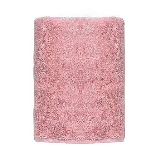 Jixiangdou Hand Towel ,Cotton Hand Towel Ultra Soft Large Absorbent Towel for Bathroom Home Hotel Spa, 13 x 30 Inch, 1Pack,Pink