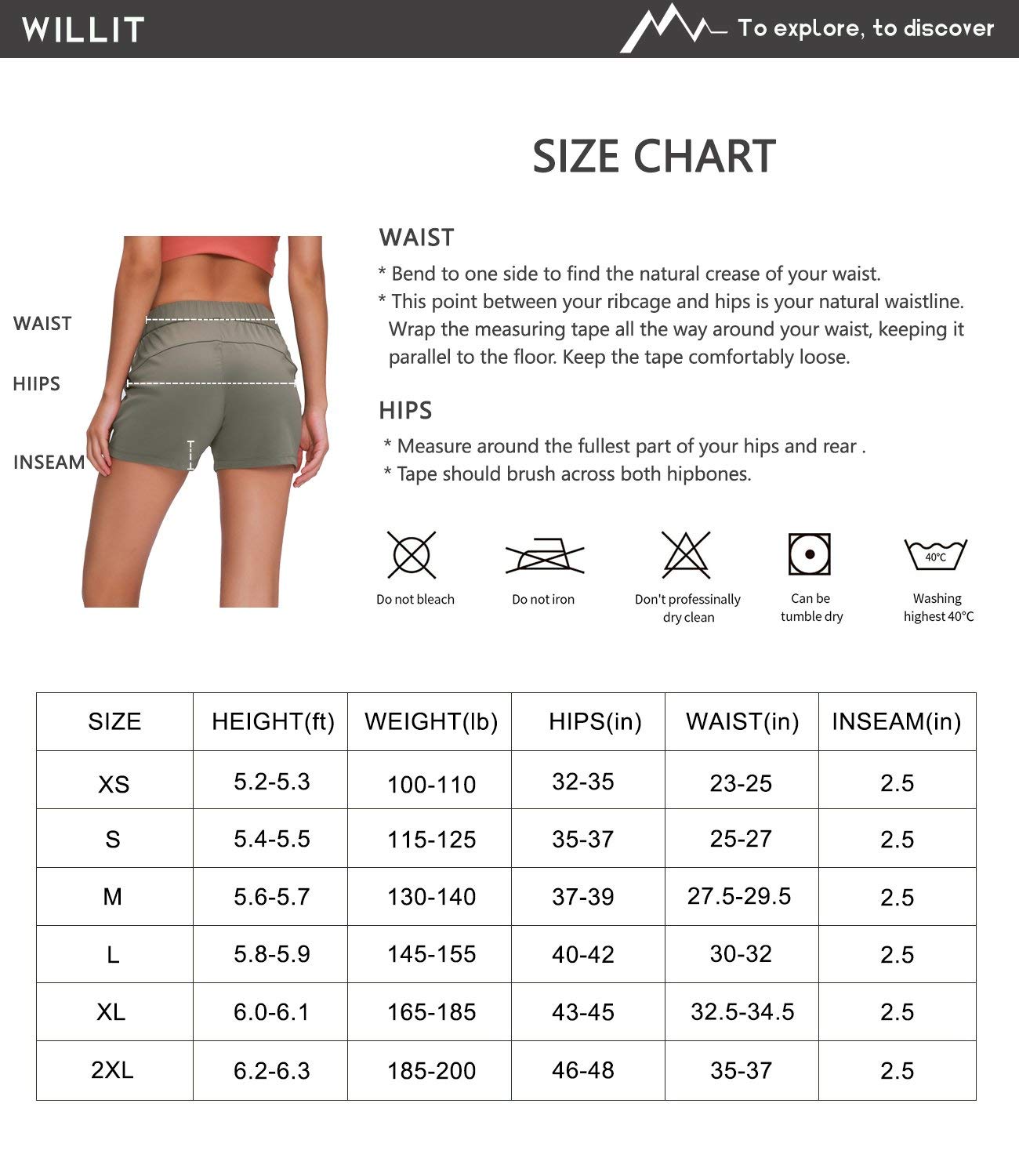 Willit Women's Shorts Hiking Athletic Shorts Yoga Lounge Active Workout Running Shorts Comfy Casual with Pockets Brown L
