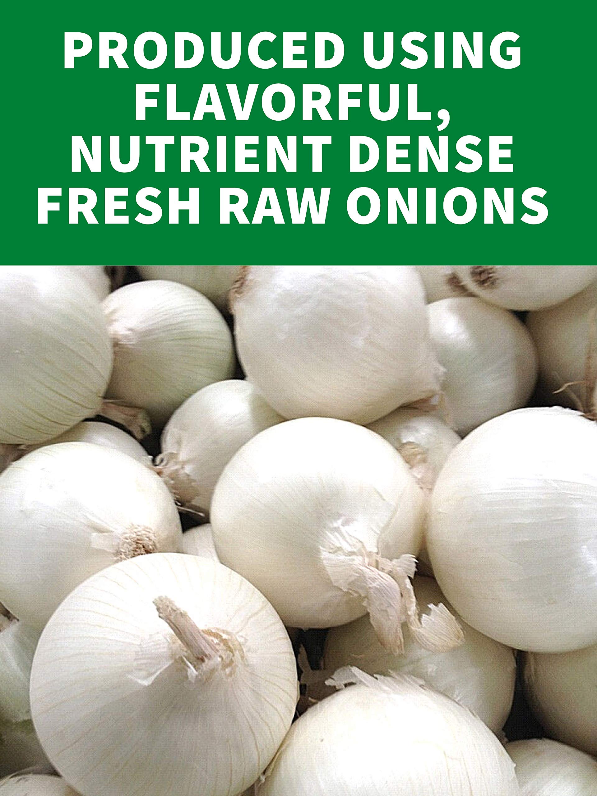 Chopped Onion : 100% Natural, No Preservatives, Real Taste, Substitute for Raw Onions, GMO Free, Gluten Free, Kosher Certified | By Nawabi
