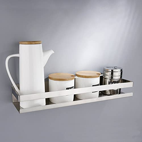 Bathroom Shower Caddy, Wall Mounted Stainless Steel Shower Shelf Caddy Rack Storage for Kitchen Basket Organization -12 inch