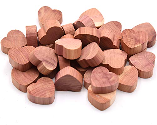 Wahdawn Cedar Blocks for Clothes Storage, Natural Aromatic Cedar Balls, Drawers Fresh Scent & Shoes Deodorizer, (30)
