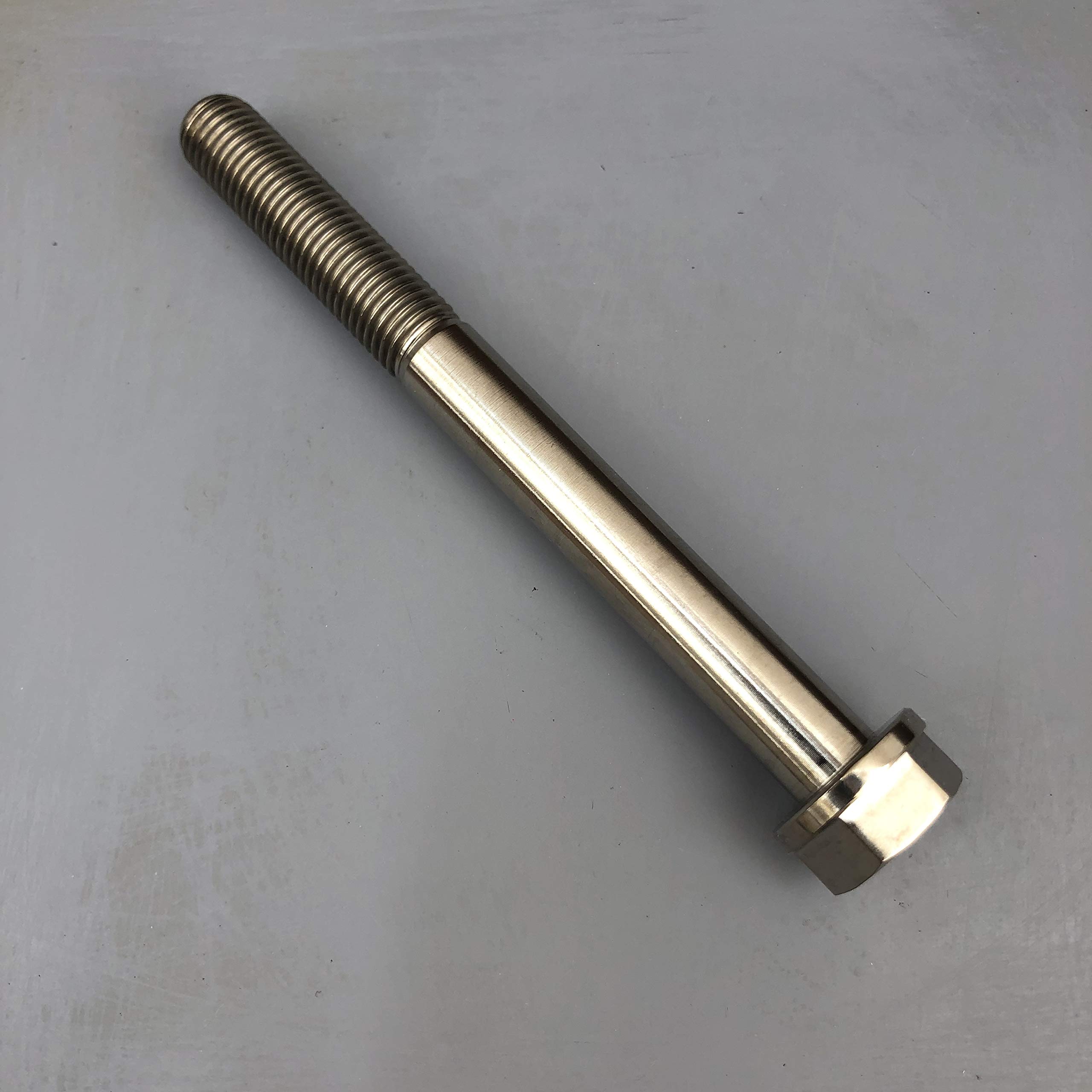 M10 x 1.25 x 100 mm Titanium Ti Screw Bolt Socket Cap Head & Hexagon Hex Flange Head + Blue Thread Lock