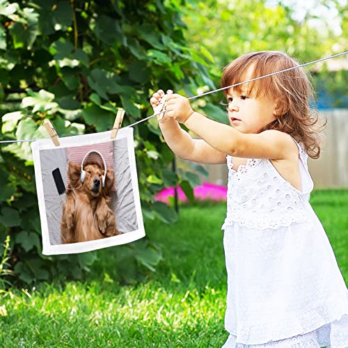 KEEPREAL 2 Pack Golden Retriever Dog Washcloths Set - Highly Absorbent Pure Cotton Wash Clothes - Soft Fingertip Towel for Bath, Spa