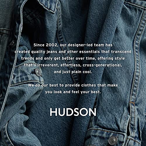 Hudson Jeans Women's Remi High Rise Straight Leg Cropped Jean, Two Hearts, 28