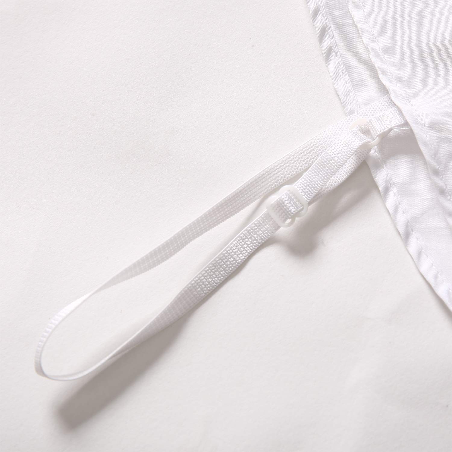 Shinywear Women's Fake Collar Detachable Collar Shirt Attachment, White Dickey False Collar, Mock Collar Half Blouse for Lady Girls Favors(2pcs White Pointed Collar)
