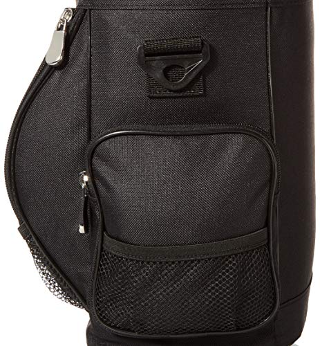 PGA Tour Unisex 10 Can Insulated Golf Cooler Bag, Black, One Size