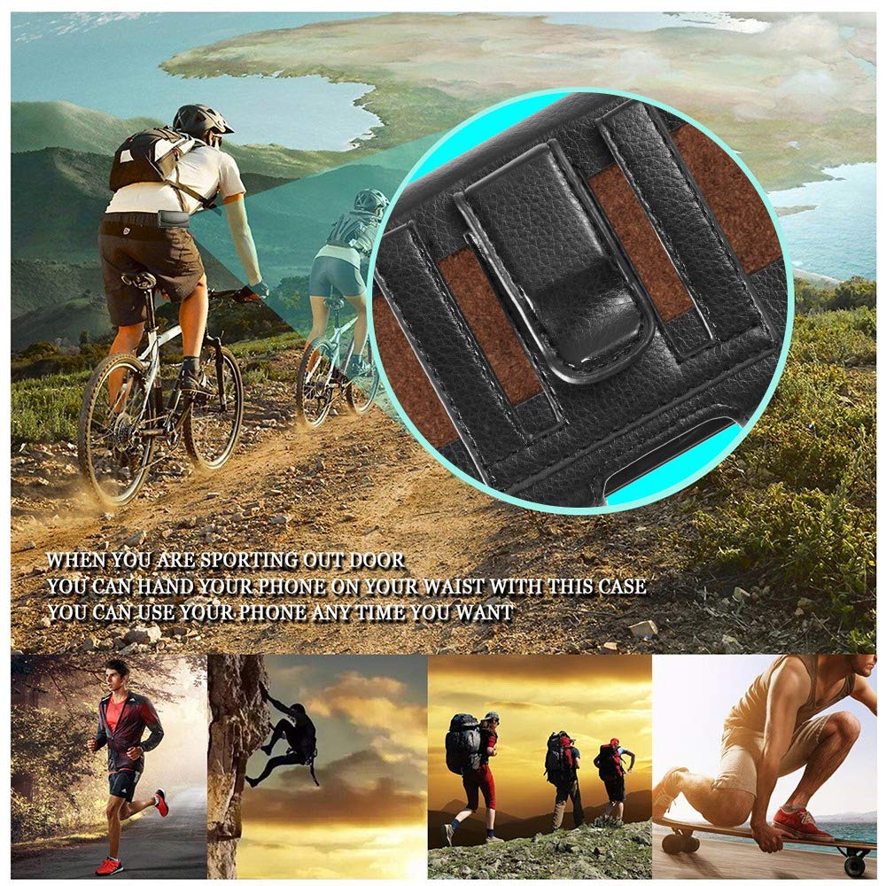 Horizontal Cellphone Belt Clip Hip Holster Pouch Bag for Sony Xperia 10 III Lite, Xperia 1 III, Xperia 5 III, Xperia 10 III