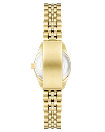 Armitron Women's Japanese Quartz Dress Watch with Stainless Steel Strap, Gold, 10 (Model: 75/2475BKGP)