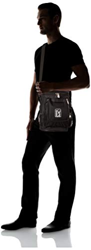 PGA Tour Unisex 10 Can Insulated Golf Cooler Bag, Black, One Size