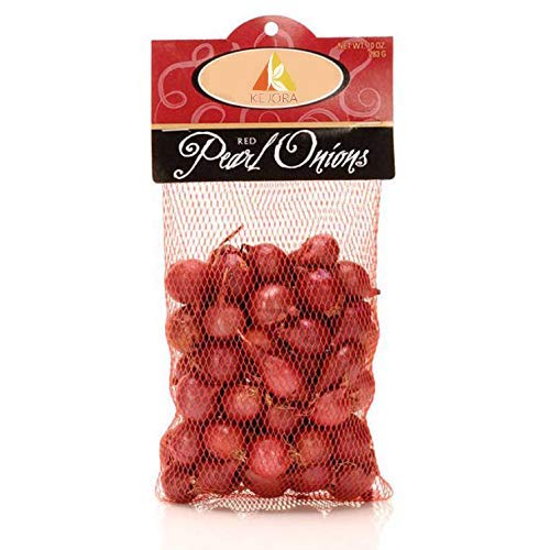 Kejora Fresh Pearl Onions Combination ( Yellow, White and Red ) 3 x 10 oz ( 1 pack per color)