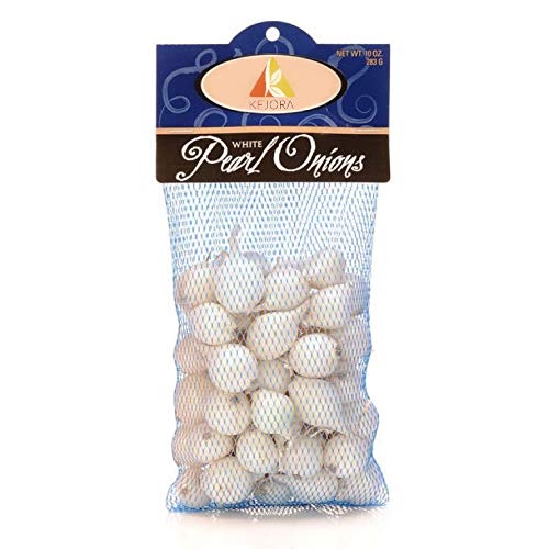 Kejora Fresh Pearl Onions Combination ( Yellow, White and Red ) 3 x 10 oz ( 1 pack per color)