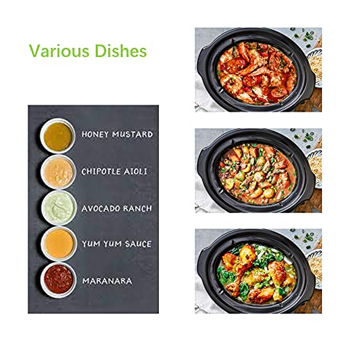7QT Slow Cooker Ceramic Pot Compatible with 7 QT Hamiton Beach Slower Cooker Model :33474G Black Decker Slower Cooker SC4007D, MID,HB7P01D