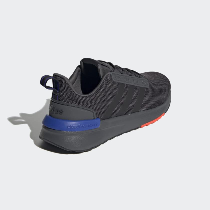 Adidas Men's Racer TR21 Trail Running Shoe, Grey/Black/Sonic Ink, 12.5