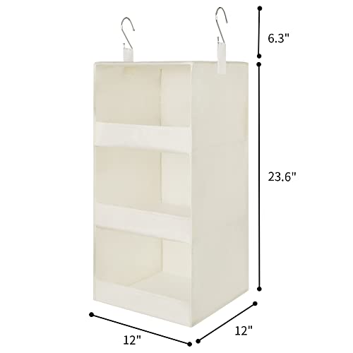 GRANNY SAYS Bundle of 1-Pack Extra Large Rectangle Storage Bins & 1-Pack Hanging Closet Organizer