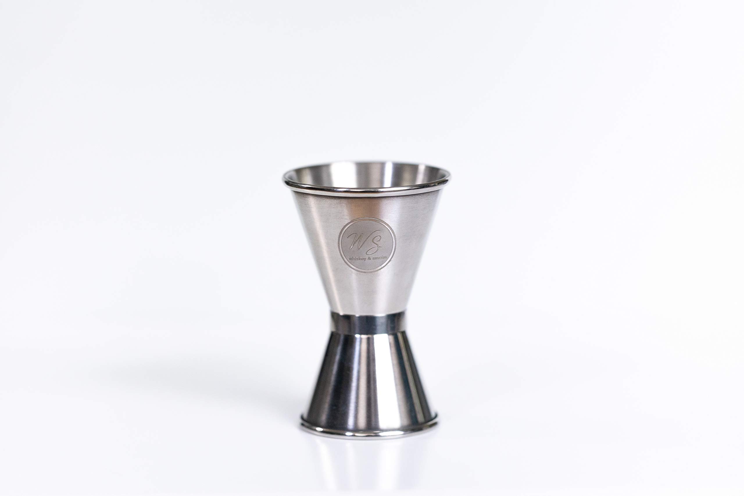 Whiskey & Smoke Jigger - Double Sided Professional Stainless Steel