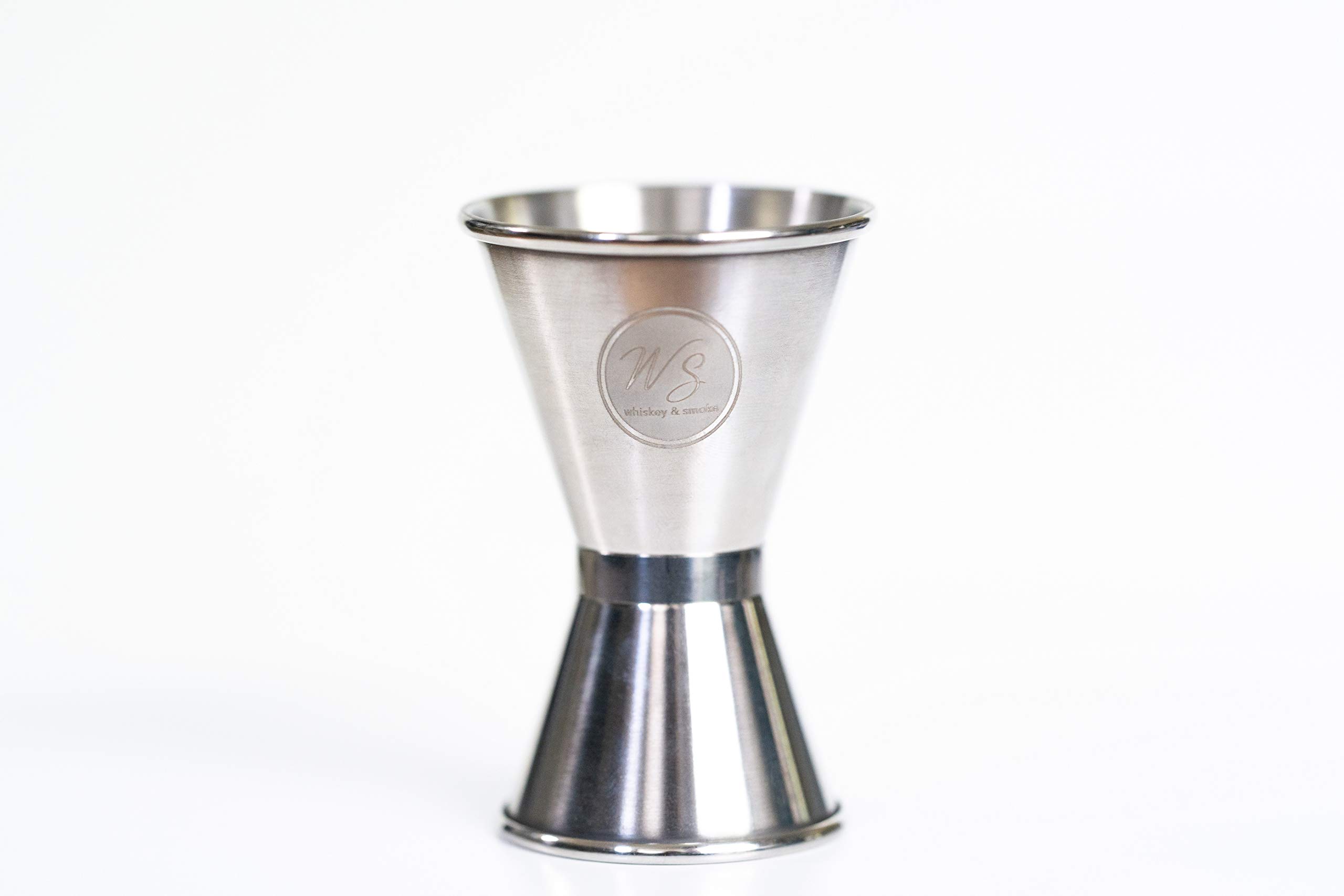 Whiskey & Smoke Jigger - Double Sided Professional Stainless Steel