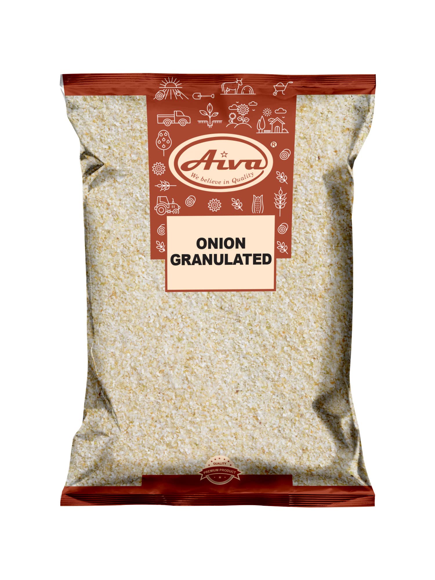 Aiva Granulated Onion (2 LB Bulk) – Gourmet All-Natural Seasoning for Cooking, Baking, and Spice Blends | Packed in USA